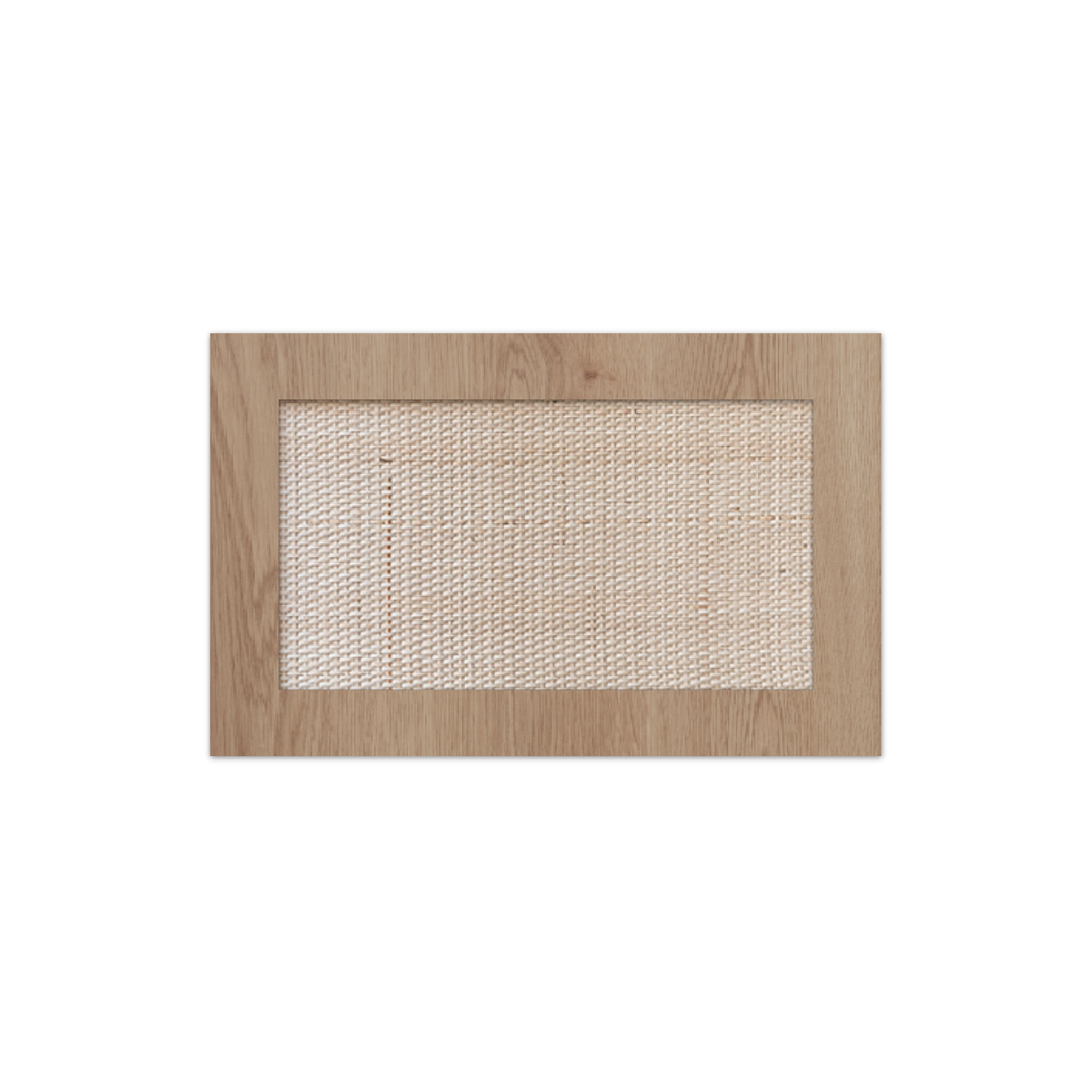 CANE & OAK CLOSED WEAVE DOOR FOR BESTA – Fronteriors