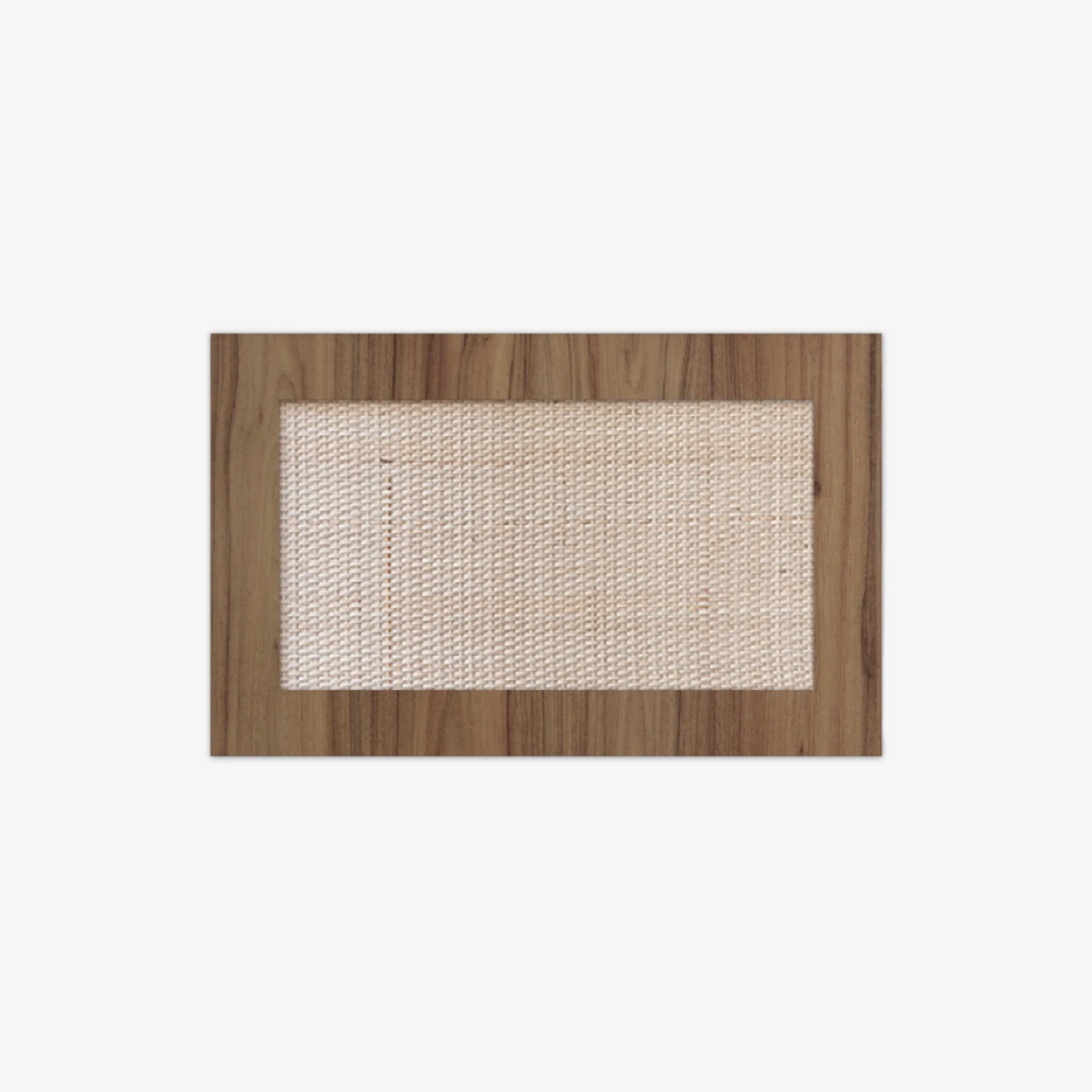 CANE & WALNUT CLOSED WEAVE DOOR FOR BESTA – Fronteriors