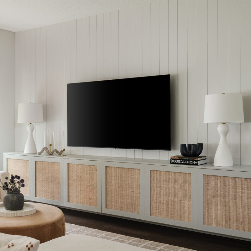 BESTA CANE RADIO WEAVE TV CABINET – Fronteriors
